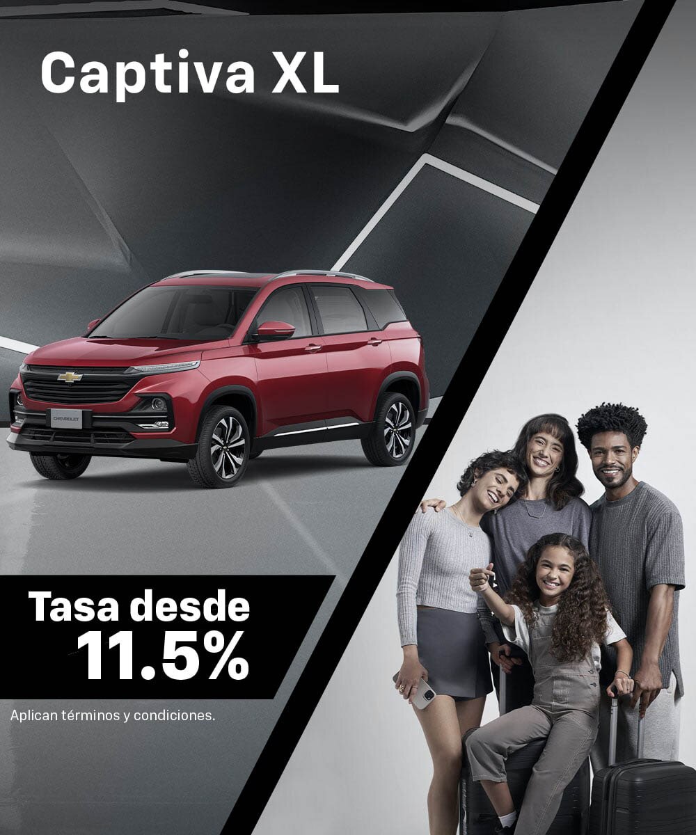 Chevrolet Captiva XL | SUV y Crossovers | Automotores Continental Chevrolet